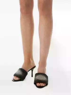 Alexander Wang Heiress 85mm Crystal Mules