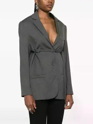 COURREGES Tailored Belted Blazer