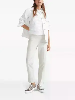 Brunello Cucinelli Stretch-cotton Capri Trousers