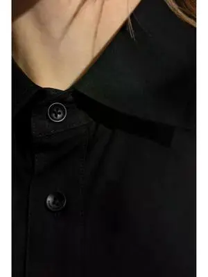 Alexander Wang Cropped Organic Cotton Shirt