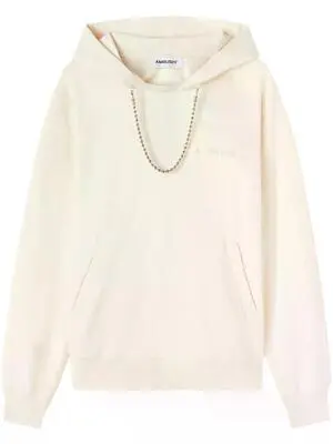 AMBUSH Ball Chain Organic Cotton Hoodie - Neutrals