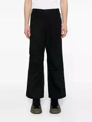 MAHARISHI Straight-leg Trousers With Graphic Print