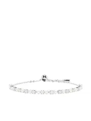 SWAROVSKI Matrix Crystal Pearl Bracelet - Silver