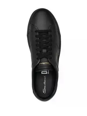 Santoni Calf Leather Low-top Sneakers