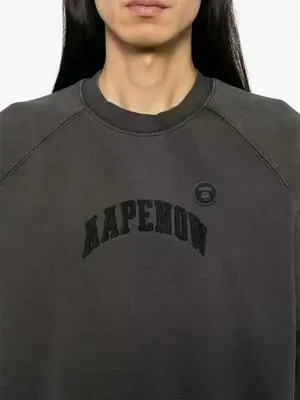 AAPE BY *A BATHING APE Sweatshirt With Embroidered Logo