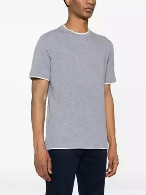 Brunello Cucinelli Faux-layered Cotton T-shirt