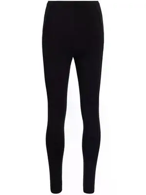 Another Tomorrow Seam-detail High-waisted Leggings