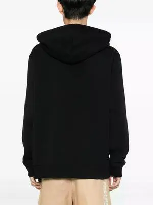 LANVIN Embroidered-logo Cotton Hoodie