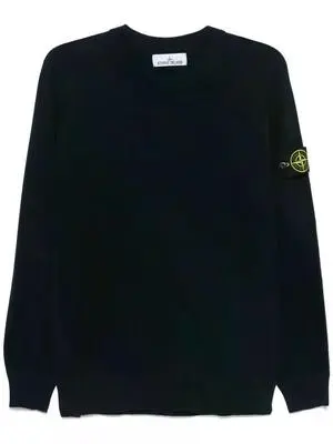 Stone Island Piqué-weave Sweatshirt - Blue