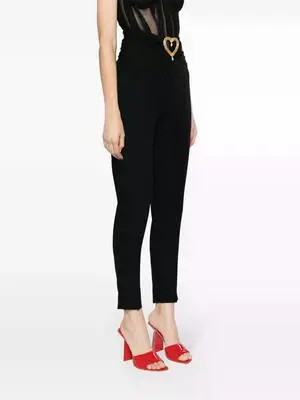 Moschino Heart Cut-out Tailored Trousers