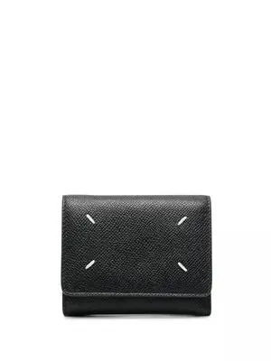 MAISON MARGIELA Four-stitch Leather Wallet - Black