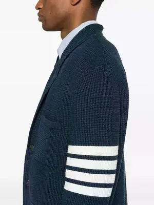 Thom Browne Cardigan With Signature Stripes