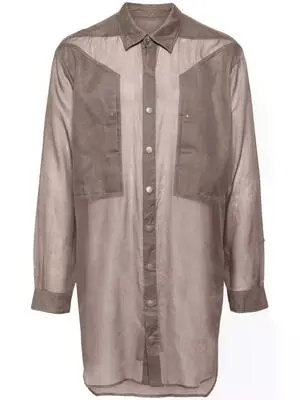 Rick Owens Jumbo Sheer Shirt