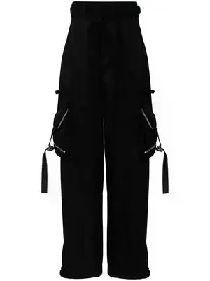Off-White Straight-leg Cargo Pants - Black