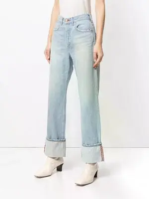 TU ES MON TRESOR Carnelian Wide Leg Jeans