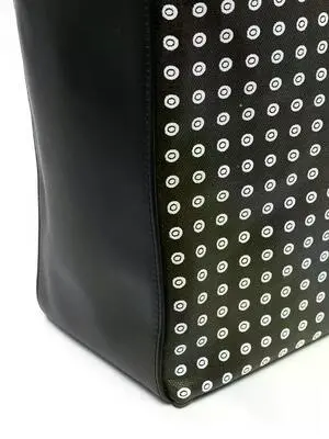 10 CORSO COMO Tote Bag With Monogram Pattern - Black