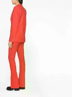 Off-White Notch-lapel Buttoned Blazer - Red