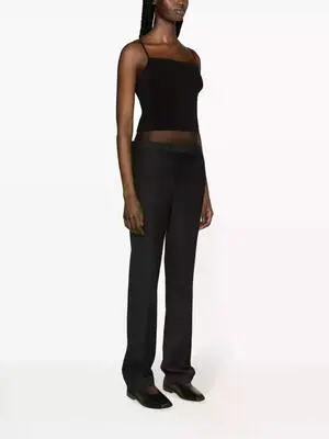 Matteau Square-neck Cropped Tank Top