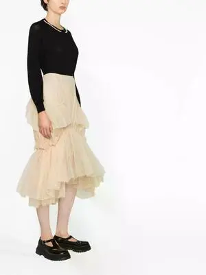 Simone Rocha Pearl Embellished Cardigan