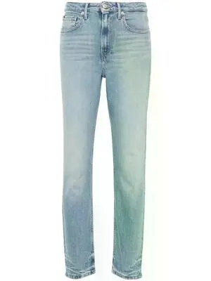 Tommy Hilfiger High-rise Slim Cigarette Jeans - Blue