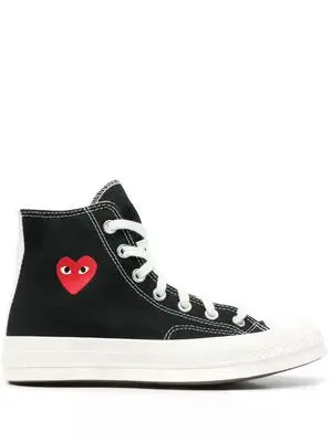 Comme Des Garçons X Converse Play Chuck Taylor '70 High Top Sneakers - Black