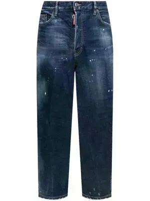 Dsquared2 Tapered Stretch-cotton Jeans - Blue