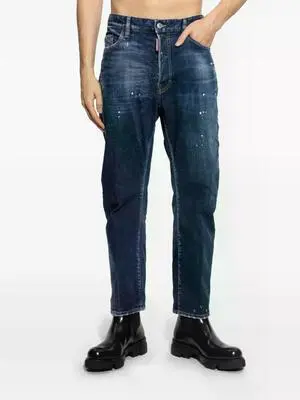 Dsquared2 Tapered Stretch-cotton Jeans