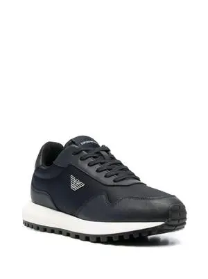 Emporio Armani Logo-appliqué Panelled Sneakers