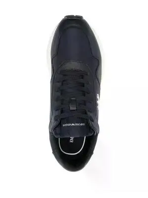 Emporio Armani Logo-appliqué Panelled Sneakers