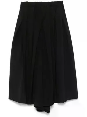 Comme Des Garçons Cropped Trousers With Drop Crotch