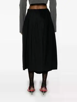 Comme Des Garçons Cropped Trousers With Drop Crotch