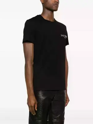 Balmain Logo-appliqué Cotton T-shirt
