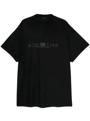 Balenciaga Logo-print Cotton T-shirt