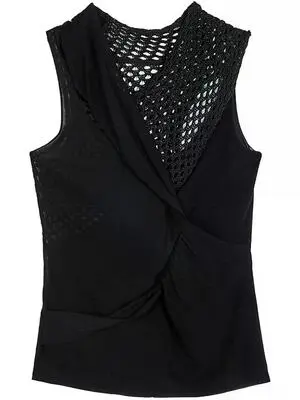 Ports 1961 Open Knit Sleeveless Top