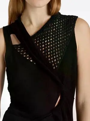 Ports 1961 Open Knit Sleeveless Top