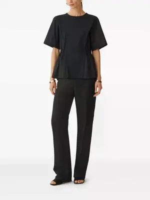 Fabiana Filippi Short Sleeve T-shirt With Drawstring Waist