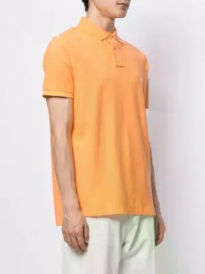 Polo Ralph Lauren Piqué Embroidered Polo Shirt - Orange