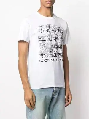 10 CORSO COMO Graphic Print Short-sleeved T-shirt