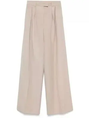 ANINE BING Lou Trousers - Neutrals