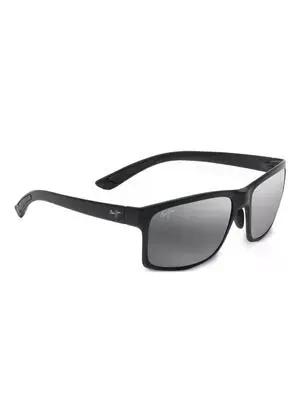 Maui Jim Pokowai Rectangle Frame Sunglasses - Black