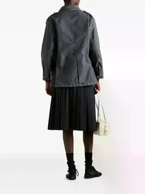 Prada Pleated Midi Skirt