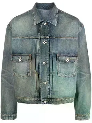 Kenzo Panelled Button-fastening Denim Jacket