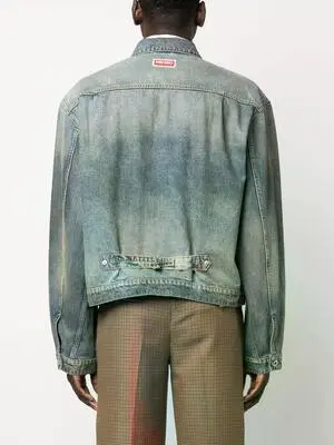 Kenzo Panelled Button-fastening Denim Jacket