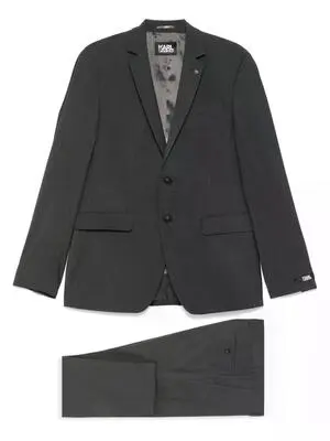 Karl Lagerfeld Single-breasted Suit - Grey