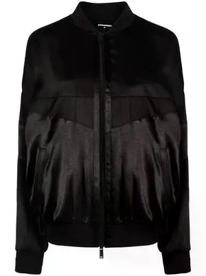 Dsquared2 Shine-effect Bomber Jacket - Black