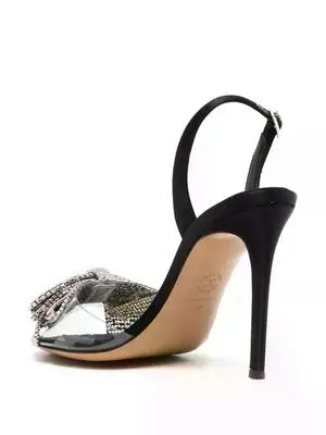 Alexandre Vauthier 110mm Embellished Bow-detail Pumps - Black
