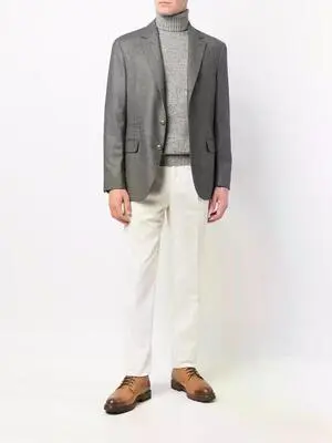 Brunello Cucinelli Pleated Cotton Trousers