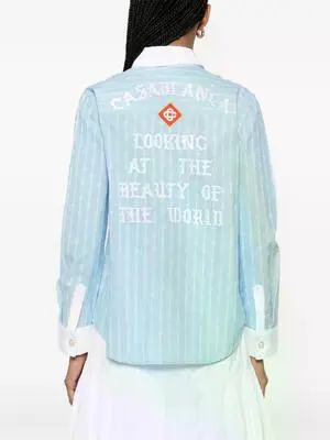 Casablanca Laurel Shirt - Blue