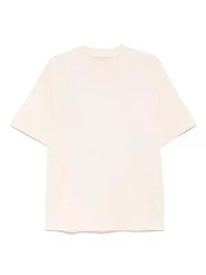 STOCKHOLM SURFBOARD CLUB Ecru Logo T-shirt - Neutrals