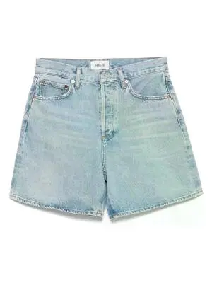 AGOLDE Dame Denim Shorts - Blue